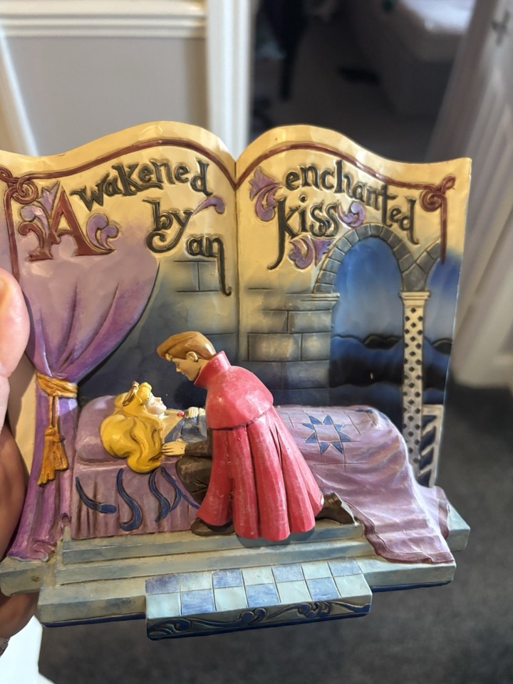 Disney Jim Shore Traditions Sleeping Beauty Enchanted Kiss Storybook Ornament | eBay