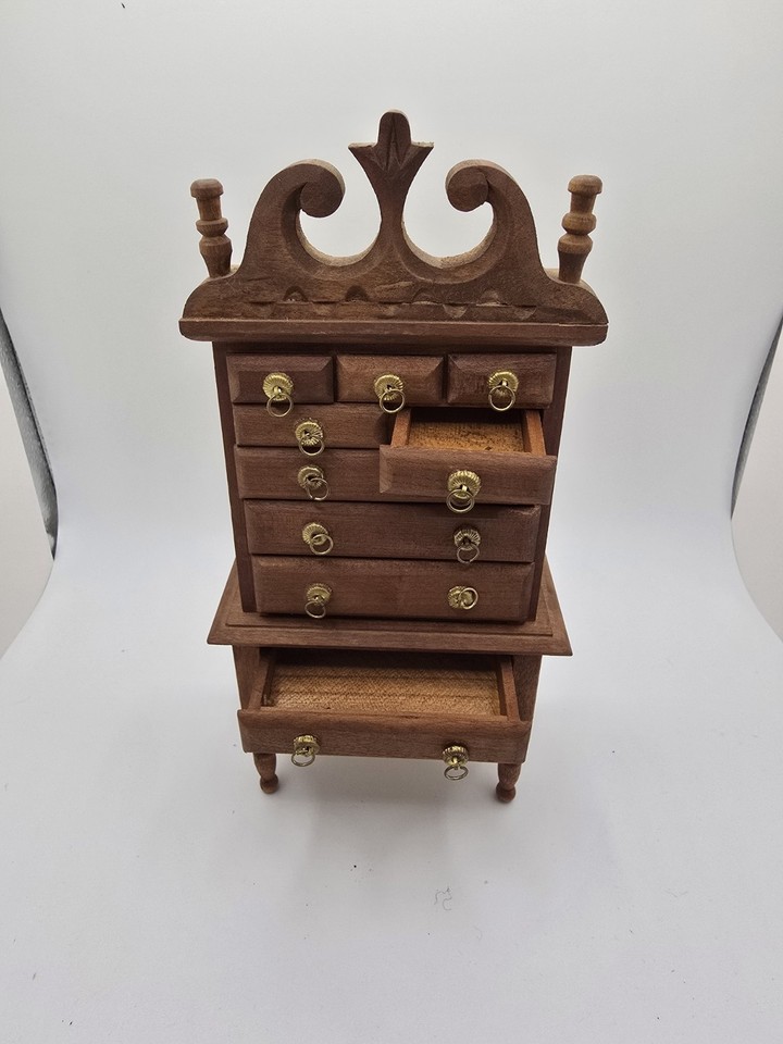 Vintage Shackman Dollhouse Miniatures Bedroom Set | eBay