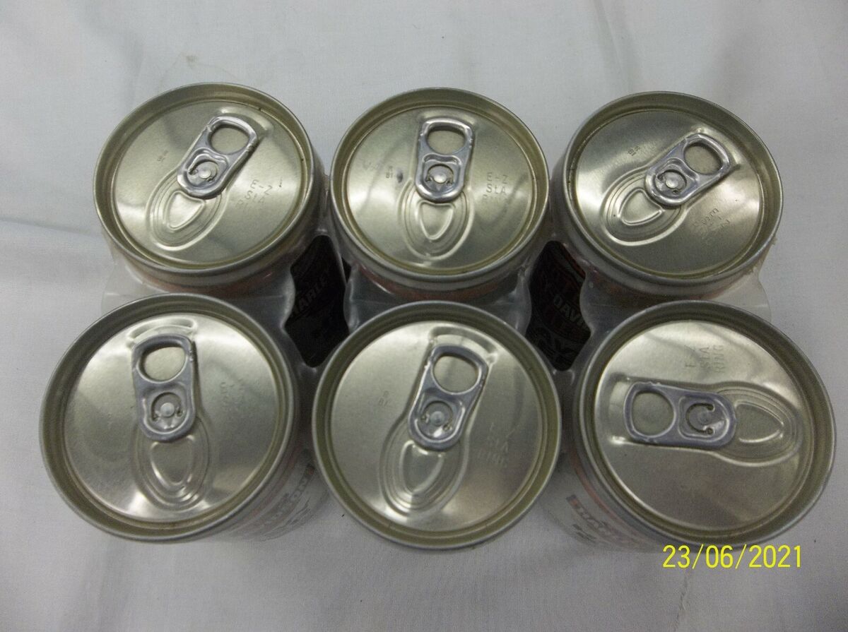 Vintage 1987 Harley Davidson/ Milwaukee Beer Cans- Empty 6 Vintage 1987 Harley Davidson/ Milwaukee Beer Cans- Empty 6