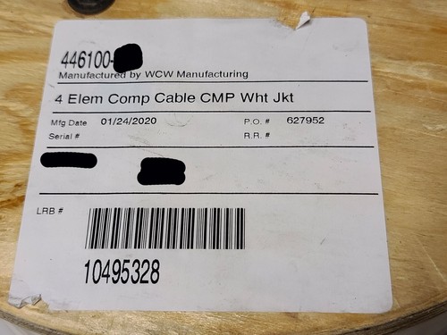 Windy City Wire 18/4C+22/3P+22/4C+22/2C Plenum Access Control Cable ...