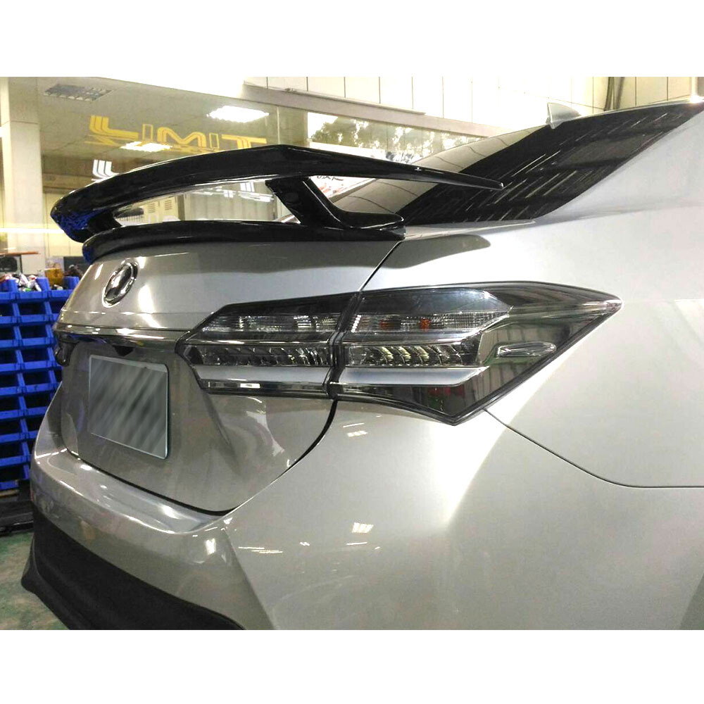 Matte Black For Toyota Corolla Altis 11th Rear TX Look Trunk Spoiler ...