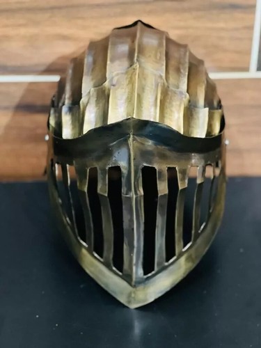 18guage Larp Armor Dark souls inspired helmet Alva Knight Old Metal ...
