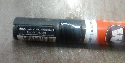 Molotow ONE4ALL 223 4MM Single Acrylic Metallic Black Paint Markers | eBay