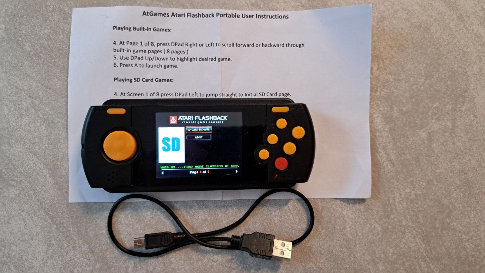 Atari Flashback Portable Deluxe with over 1,000 Atari 2600 games! | eBay