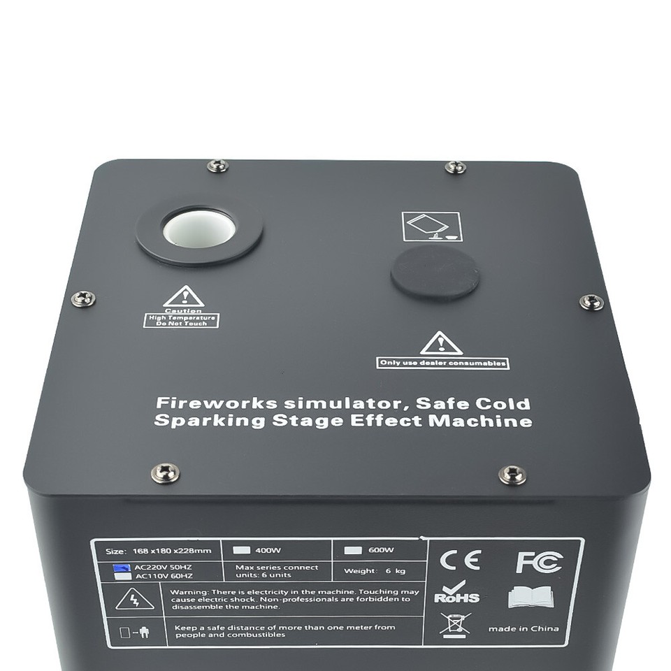 750W Large Cold Spark Machine DMX Stage Effect Wedding DJ Party w ...