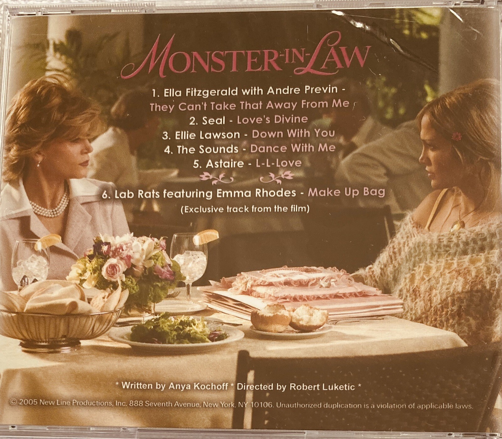 MONSTER IN LAW: Music From The Film; BRAND NEW SEALED CD Free Shipping ...