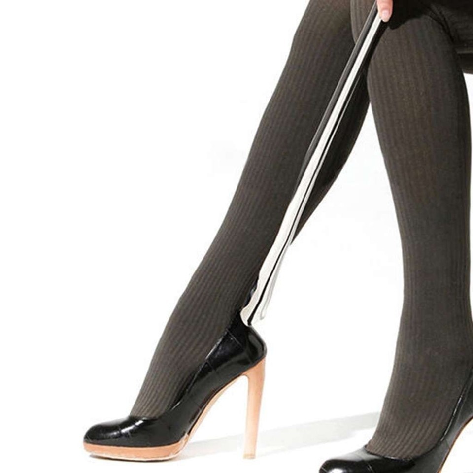 4 Sizes Extra Long Handle Shoe Horn Stainless Steel Handled Metal ...