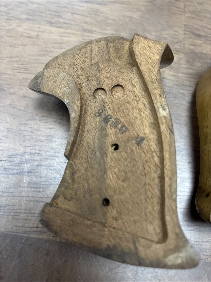 Jay Scott Custom Made Gun Grips Wooden Target Grips Vintage (B-15) | eBay