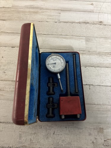 Central Tool Dial Indicator Set 0.001” Precision Gauge w/ Magnetic Base ...