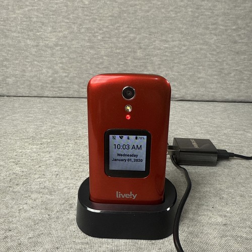 Alcatel Lively Jitterbug 4053S Gray Flip Phone Tested Working For ...