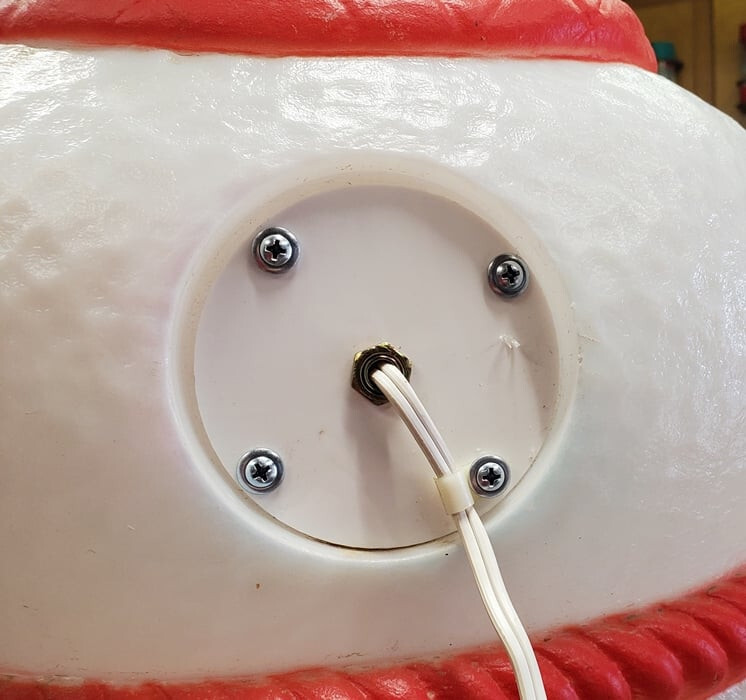 Blow Mold Light Kit (4) New Replacement 3.5 Custom White Acrylic Disc ...