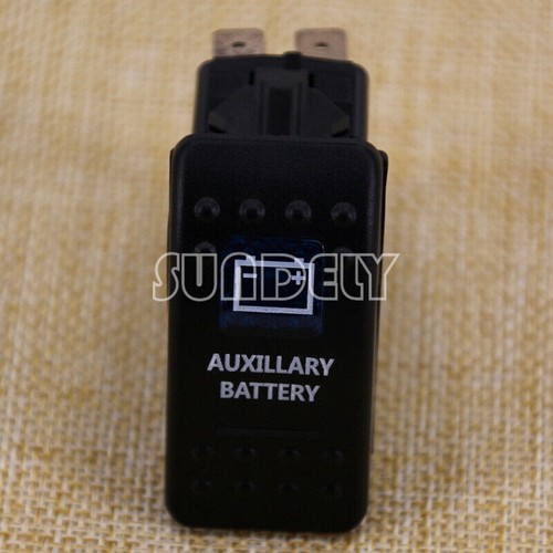 AUXILLARY BATTERY - Rocker Switch Blue 588B ARB Carling Style Type ...