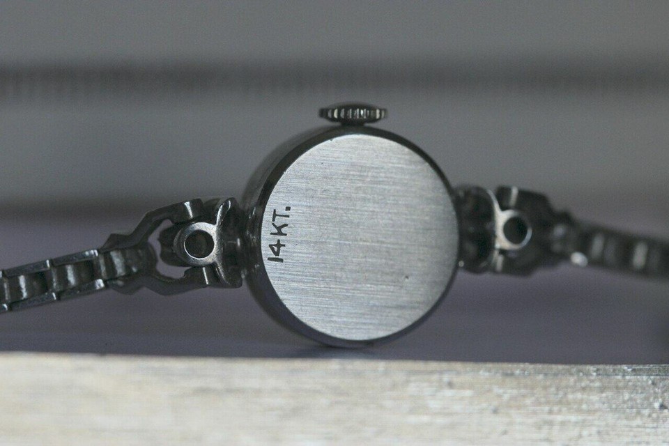 Vintage Nicolet ART DECO watch White Gold & Diamonds Bracelet Great ...