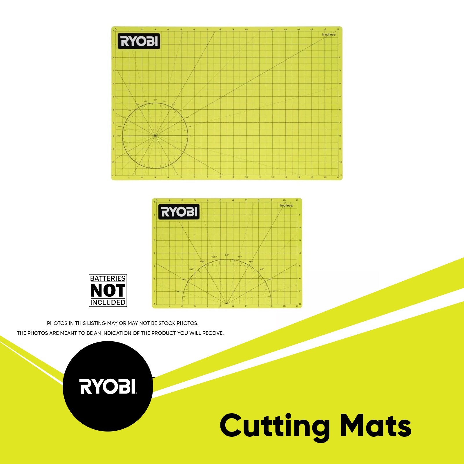 Ryobi A4 And A3 SELF-HEALING CUTTING MATS SET 11 ” And 8 ” RHCM04 04 ...