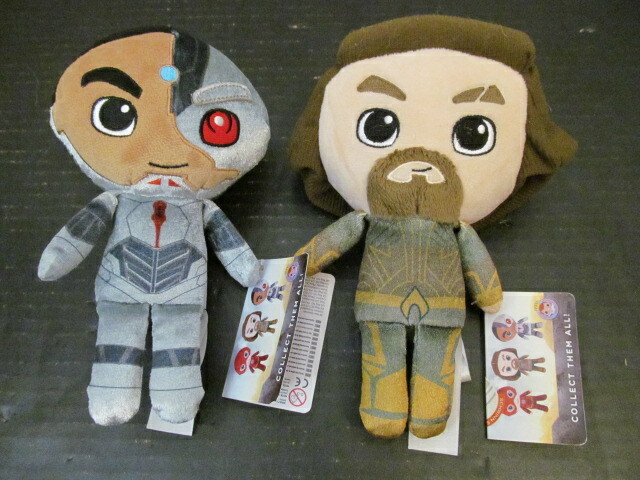 Funko Justice League Hero Plushies, Aquaman or Cyborg | eBay
