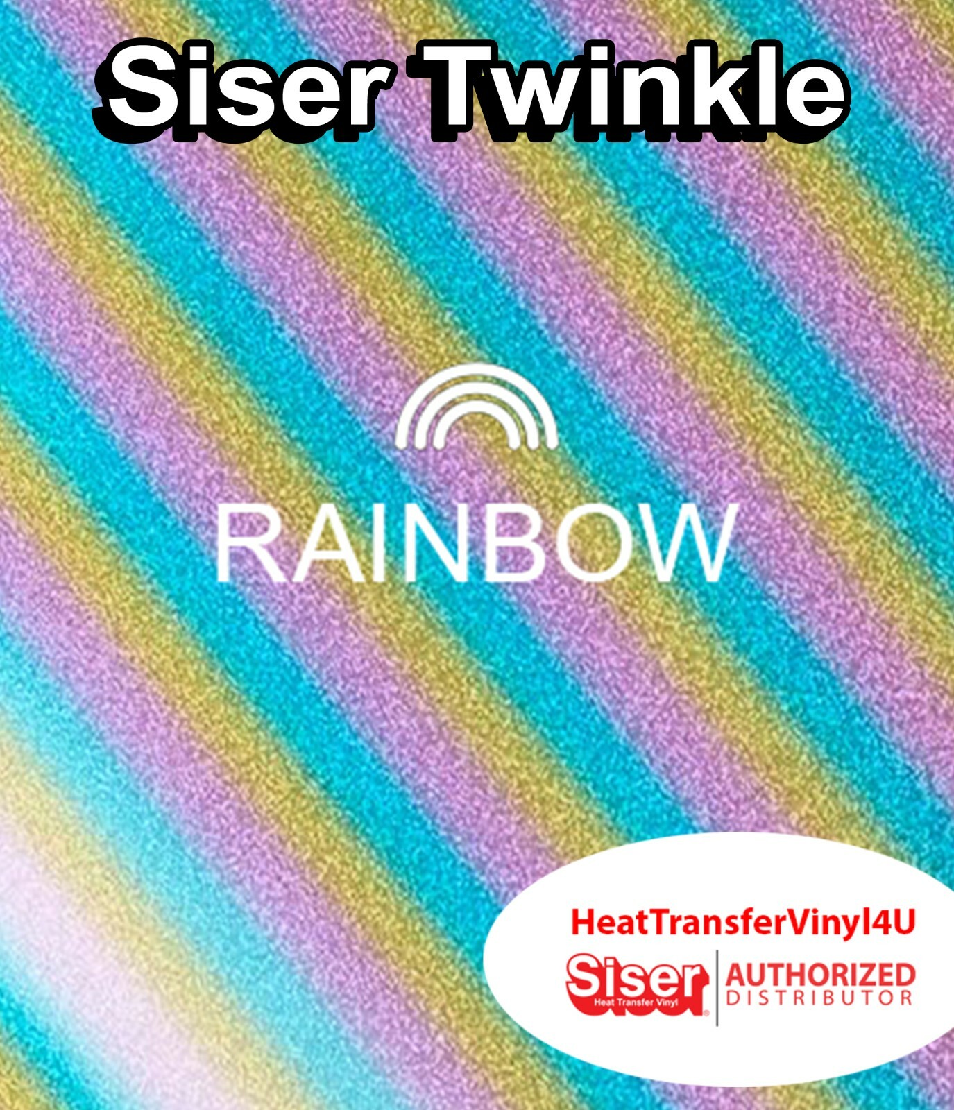Siser Twinkle Heat Transfer Vinyl Reflective Glitter 20" x 10 Yards ...
