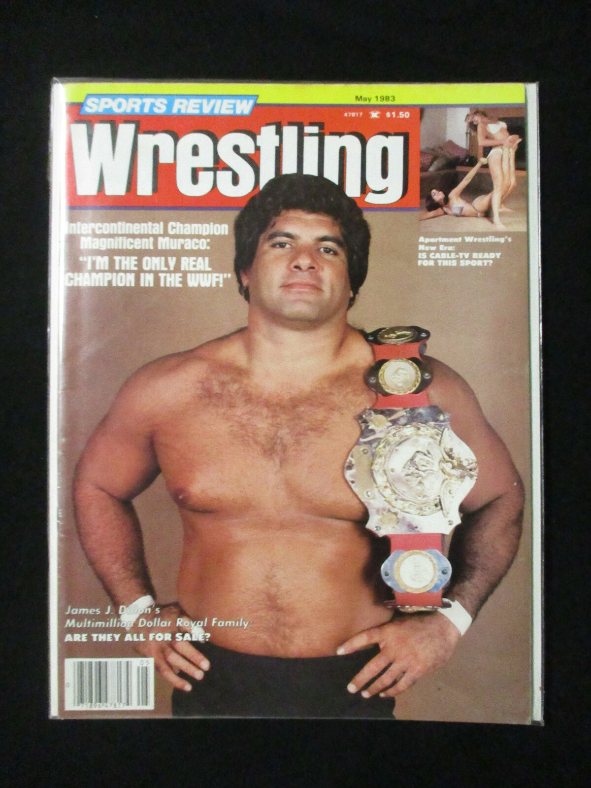 Vintage May 1983 Sports Review Wrestling Magnificent Muraco Apartment ...