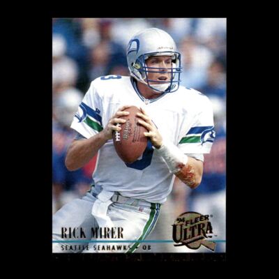 Rick Mirer 1994 Fleer Seattle Seahawks #291 R327A 10 | eBay