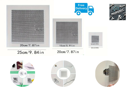 Wall Repair Patch Kit, Self-Adhesive Plasterboard Mesh / Drywall ...