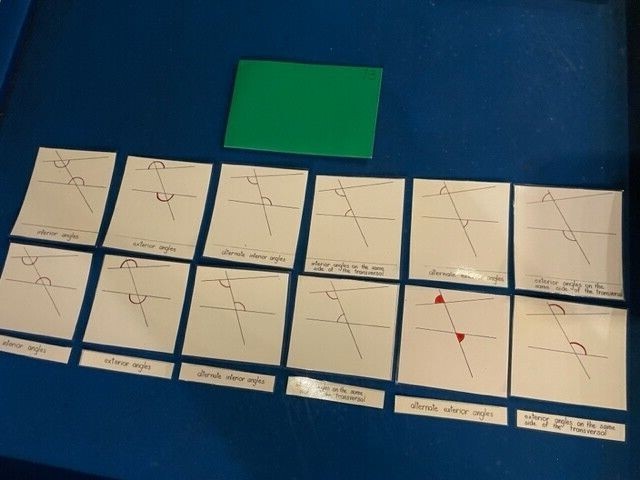 Montessori Geometry Elementary Nomenclature Folders- fuill set | eBay