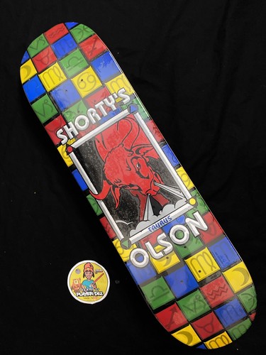 RARE Vintage Shorty’s Steve Olson Red Taurus Skateboard Deck MUSKA In ...