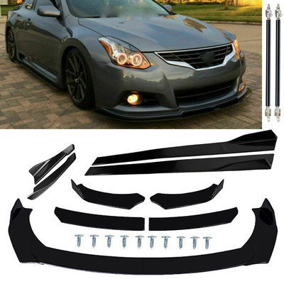 For Nissan Altima Front Rear Bumper Lip Spoiler Body Kit Splitter Side ...
