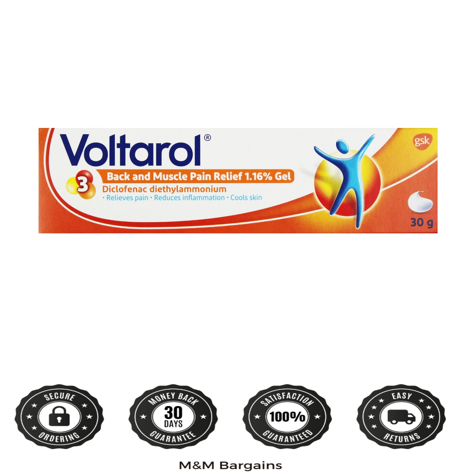 Volterol 30g 12 hours 1.16% gel joint and back pain relief. | eBay UK