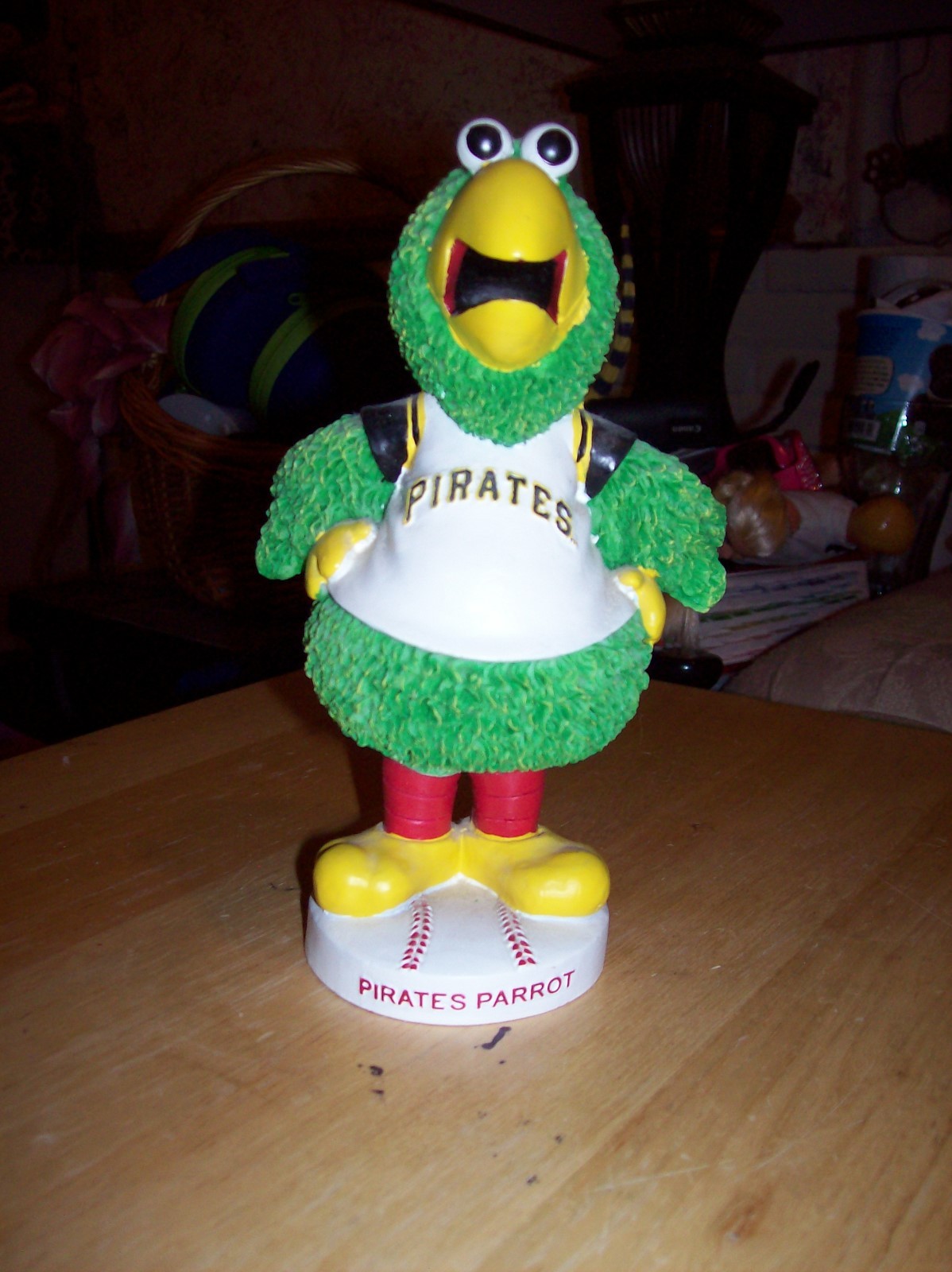 PITTSBURGH PIRATES PARROT BOBBLE HEAD BELLY SGA 1/5000 2002 VERY RARE ...