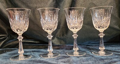 Set of 4 Gorham Crystal Southampton Wine Glasses 6.25" BEAUTIFUL Rare ...