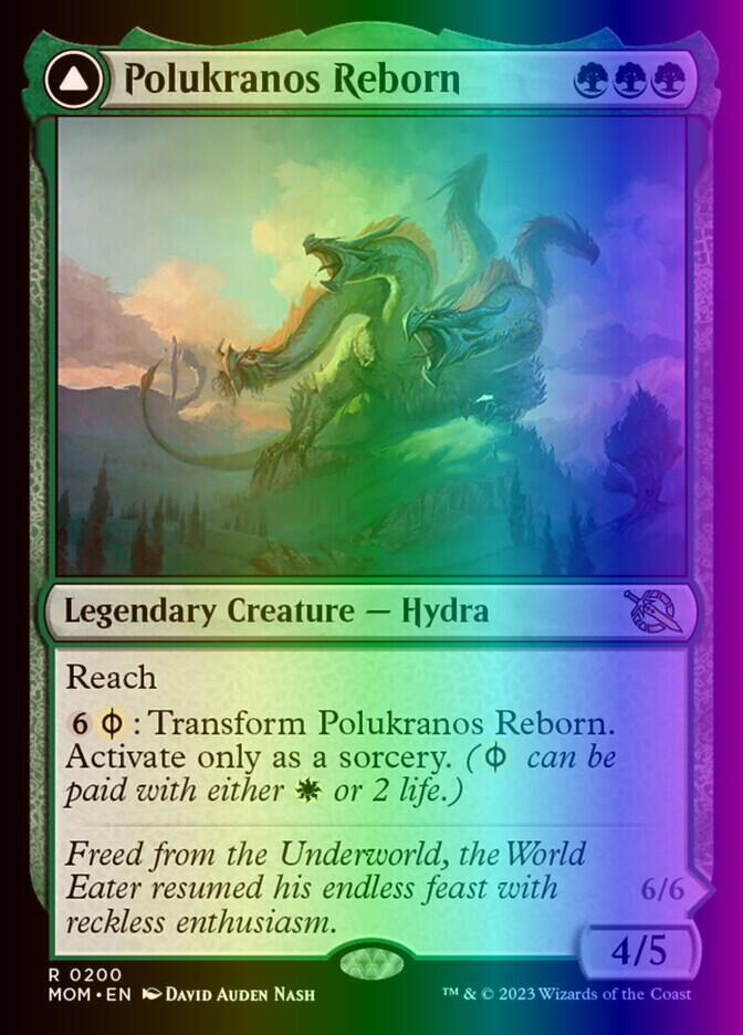 MTG Magic the Gathering Polukranos Reborn (200/548) March of the ...