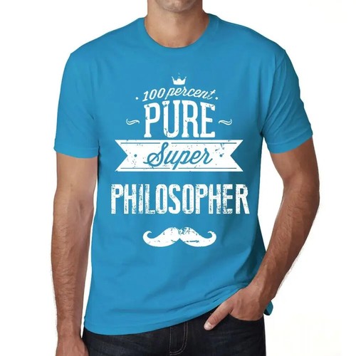 Men's Graphic T-Shirt 100% Pure Super Philosopher Eco-Friendly Limited ...
