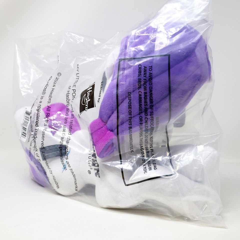 Hasbro My Little Pony Cuddle Rarity Plushie 2024 Official 15" L MLP | eBay