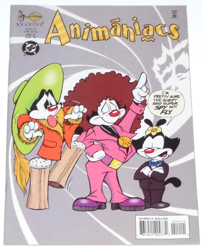 1996 ANIMANIACS #14 VF ISSUE DC COMICS BOOK WARNER BROS WB TV YAKKO ...