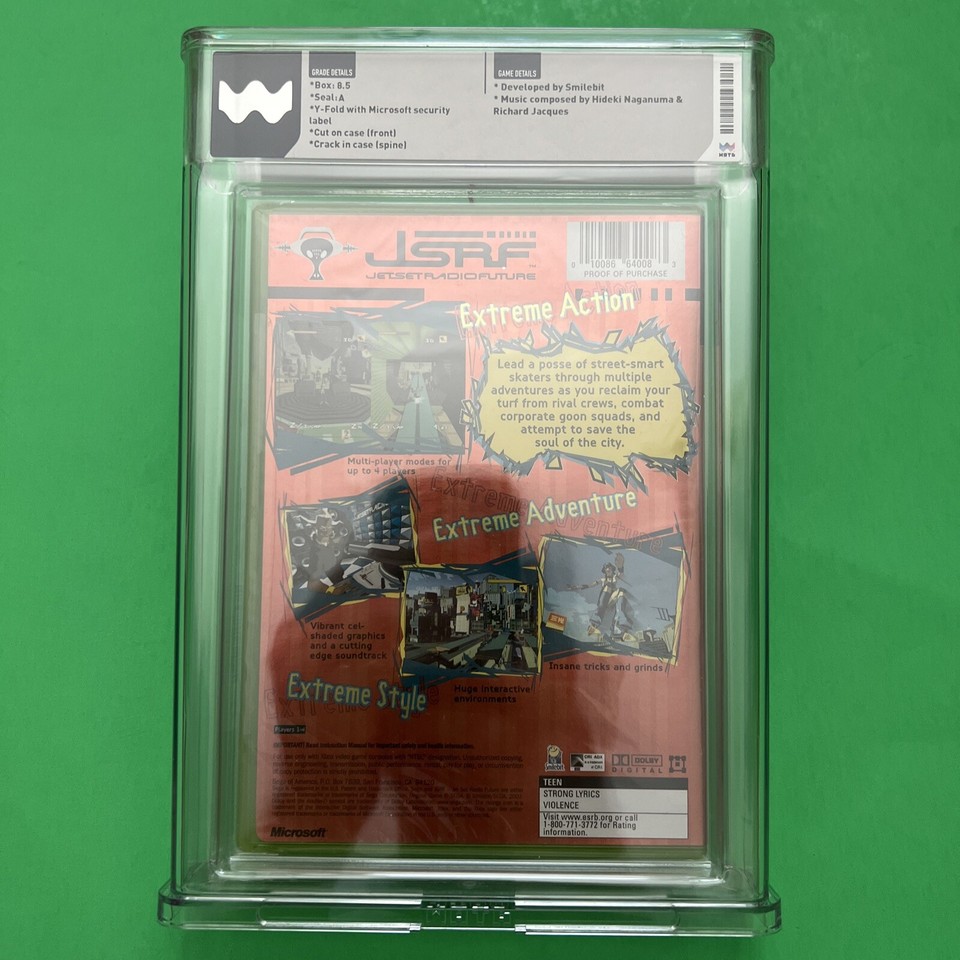 JSRF Jet Set Radio Future (Microsoft Xbox, 2002) New Sealed Wata 8.5 A ...