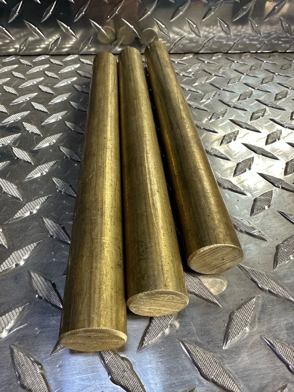BRASS 1" solid C360 ROUND ROD (1 piece) @ 10" long #2.5 | eBay