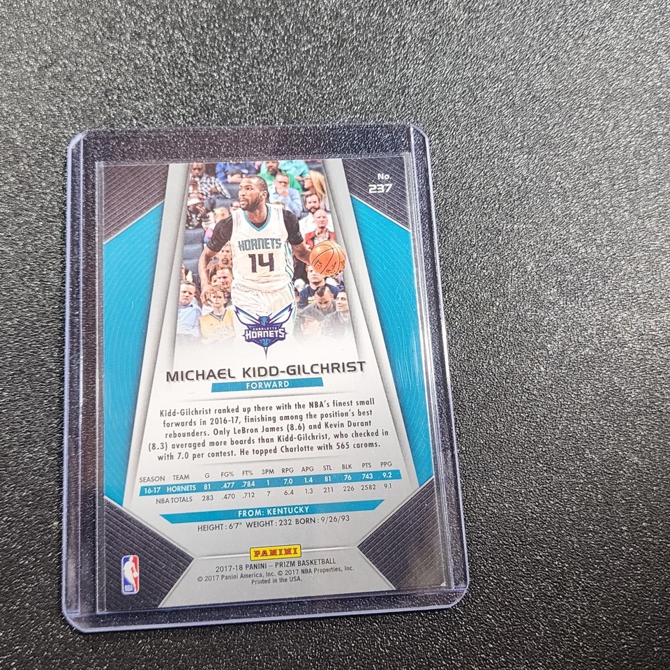2017-18 Panini Prizm - Michael Kidd-Gilchrist #237 Silver Prizm | eBay