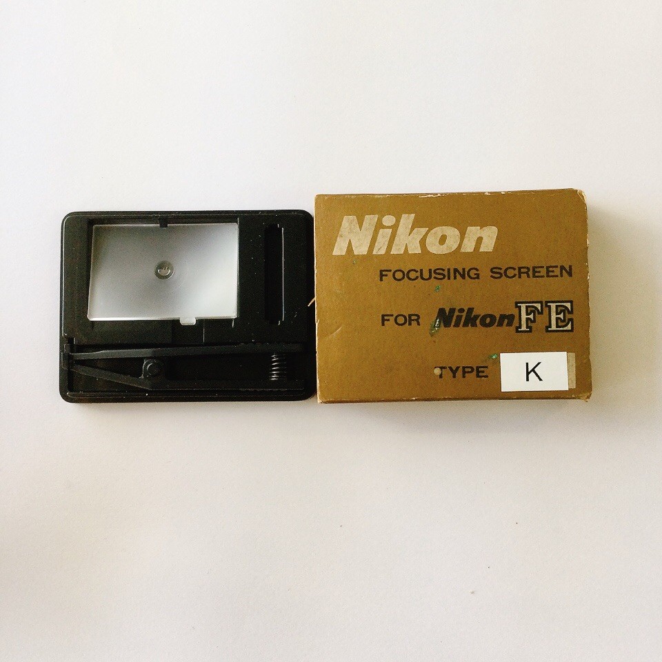 【MINT】RARE Nikon FE Type K Split Image Microprism Focusing Screen ...