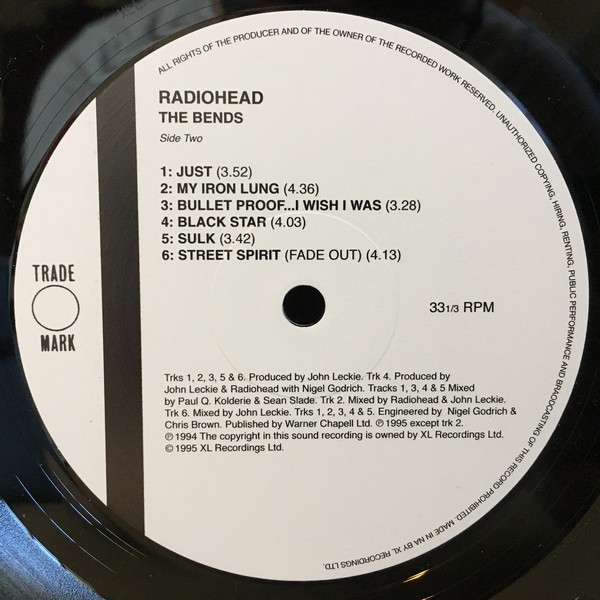 Radiohead - The Bends (LP) (2016) [New Vinyl] | eBay UK