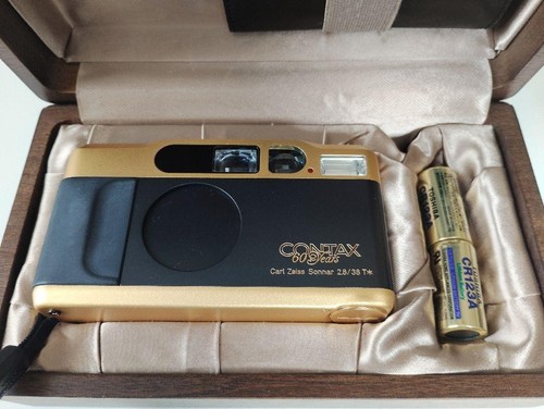 【Unused】Read Contax T2 Gold 60th Anniversary Point Shoot Camera JAPAN ...