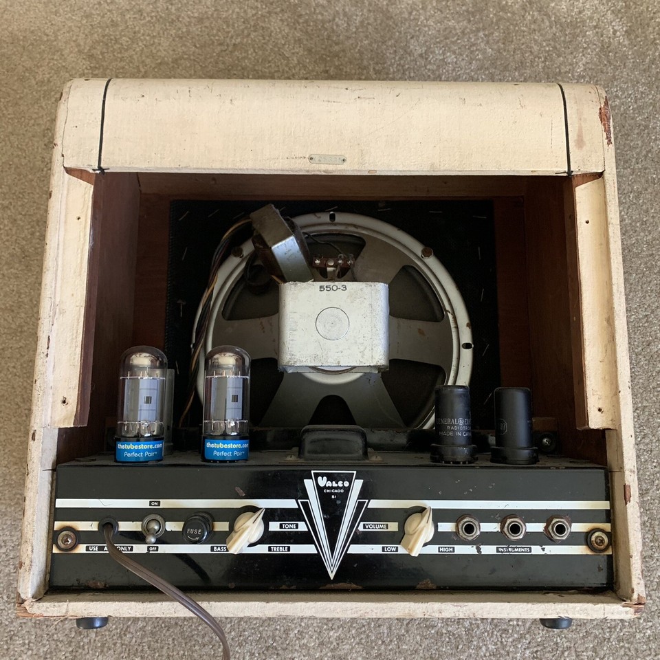 Vintage 1953 Valco Chicago 51 Combo Guitar Amplifier Tan Rare | eBay