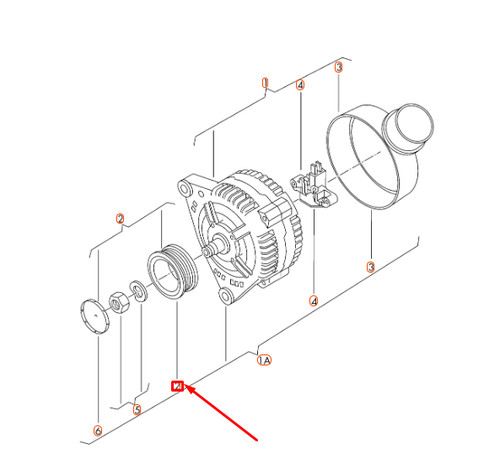 NEW AUDI A4 B8 ALTERNATOR DECOUPLING BELT PULLEY 06H903119B OEM NO DUTY ...