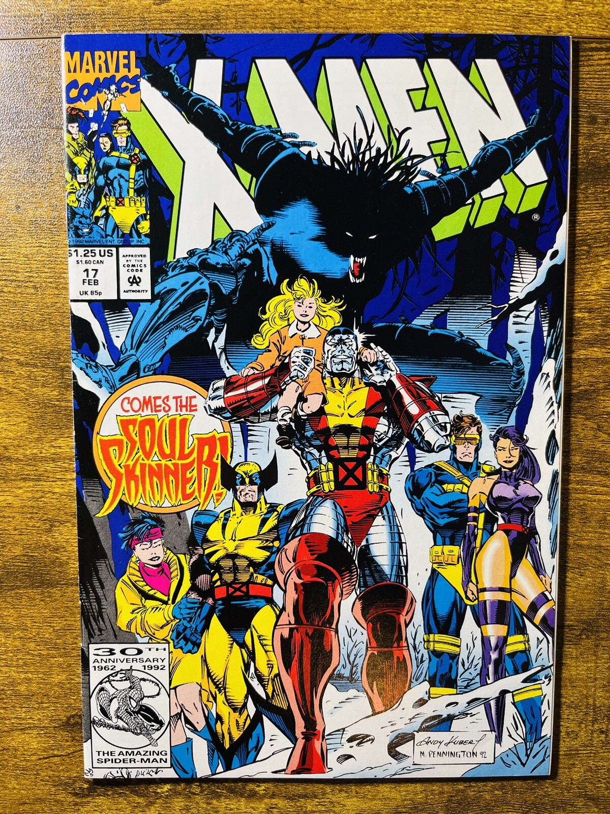 X-MEN 17 DIRECT EDITION 1ST APP REVANCHE ANDY KUBERT COVER MARVEL ...