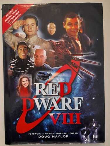 Red Dwarf VIII Book Hardback- English Tv Show series space aliens - Pre ...
