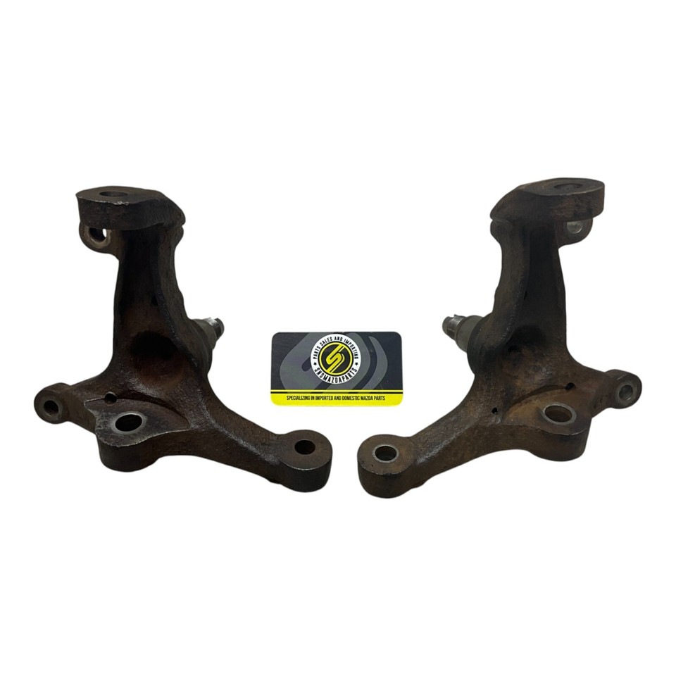 90-97 Mazda Miata OEM Front Steering Hub Knuckle Spindle Upright Pair ...