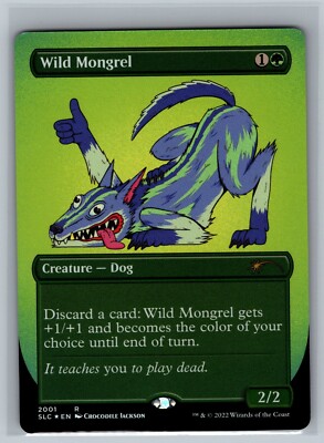 Wild Mongrel FOIL 2001 Magic the Gathering Secret Lair 30th Anniversary ...