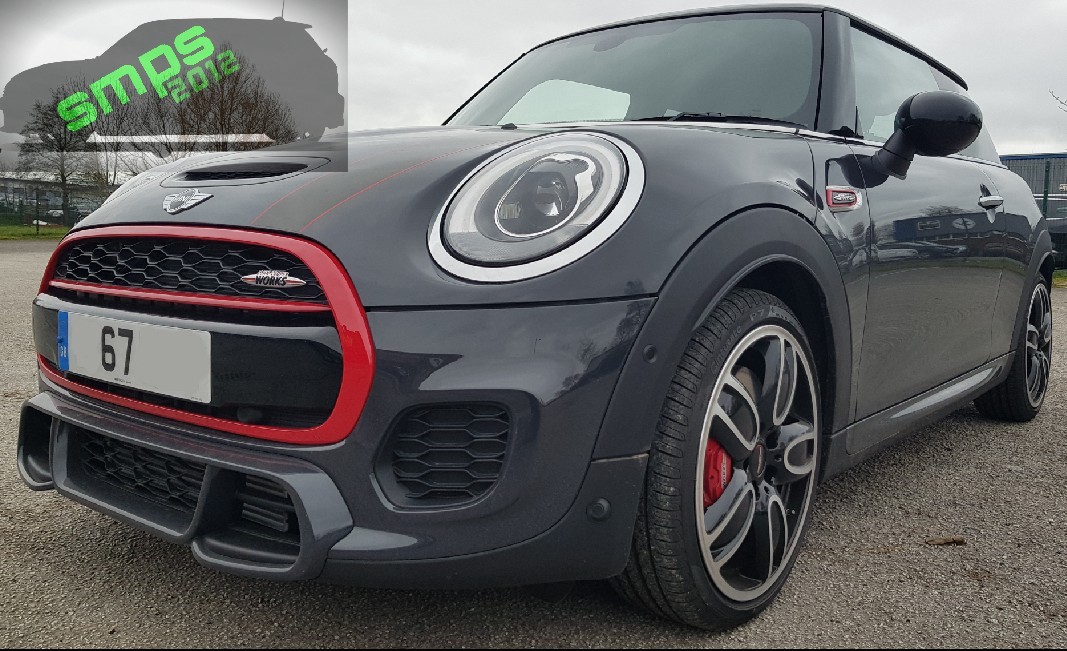 Mini F56 Front JCW Red Gloss Grille Surround Cover, Cooper S, JCW (F55 ...