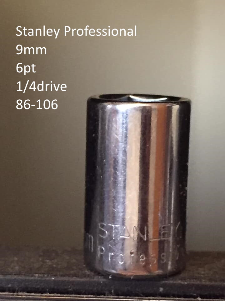 USA MADE 8MM 9MM 10MM Sockets 6pt 12pt 1/4 3/8 1/2 Drive , many Vintage ...