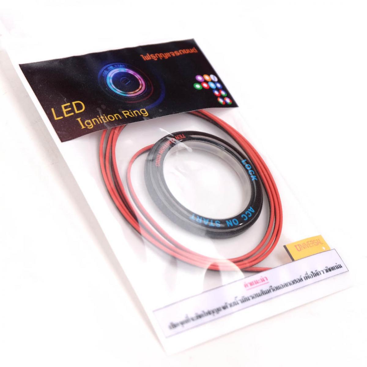 Ignition Switch On Key Hole Ring Light RED LED 4cm For Universal Car ...