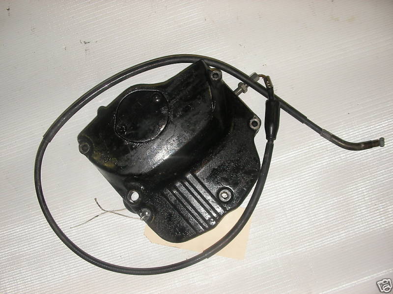 92 GS500 GS 500 Front Sprocket Cover Clutch Cable | eBay