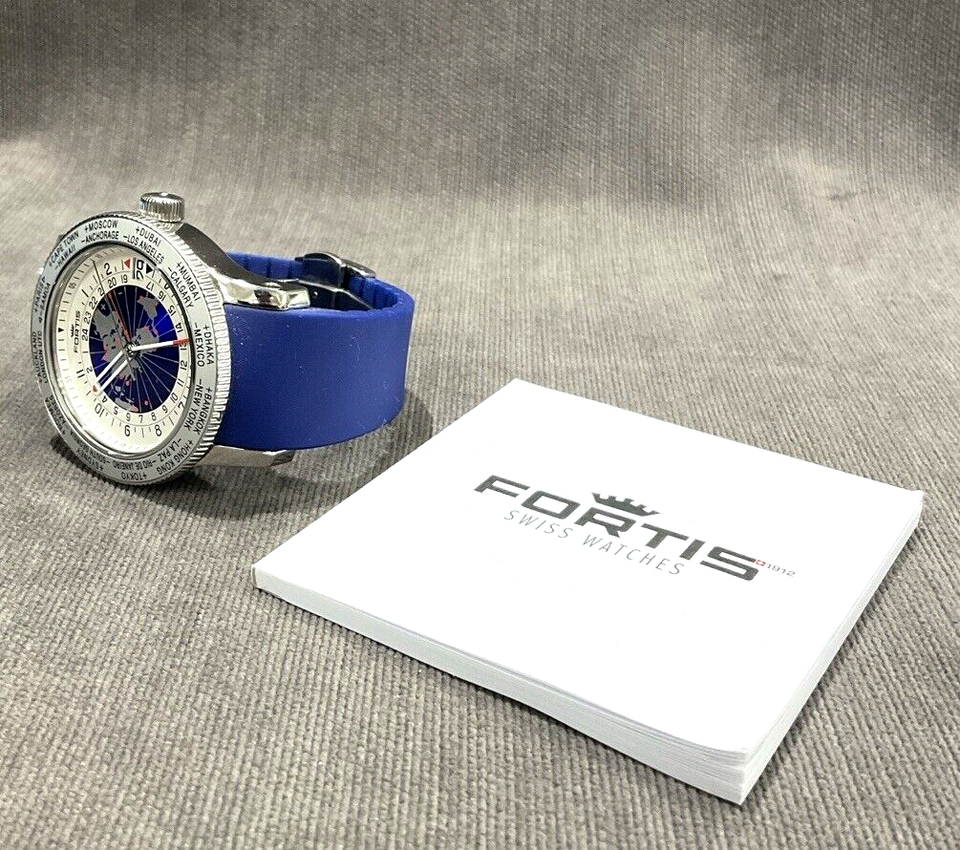Fortis B-47 World Timer GMT Limited Edition Automatic Mechanical Men's ...
